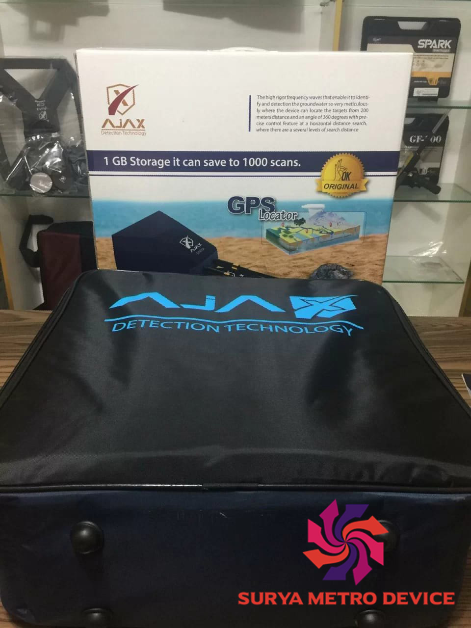 Ajax Detection Omega Underground Water Detector - Surya Metro Device