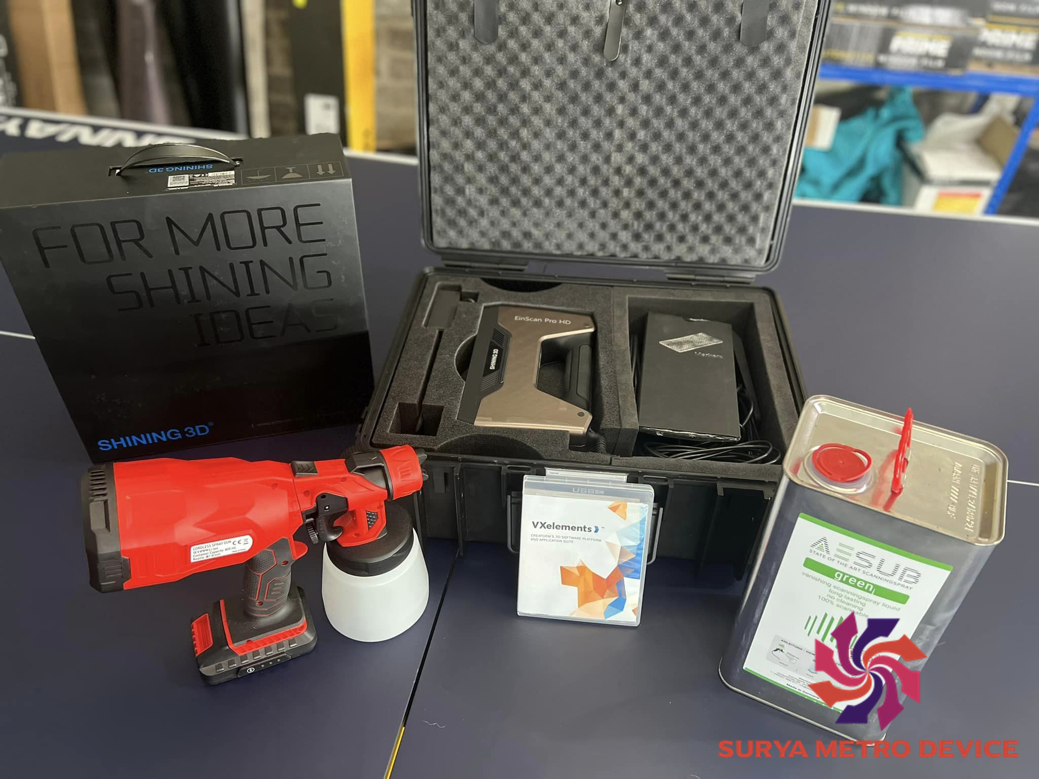 EinScan Pro HD Handheld 3D Scanner - Surya Metro Device