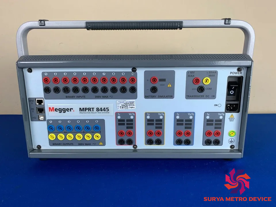 Megger MPRT8445 Three Phase Protective Relay Test System - Surya Metro ...