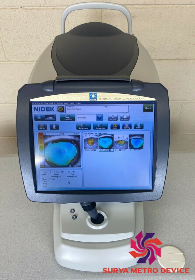 Nidek Marco Corneal Analyzer OPD Scan III - Surya Metro Device